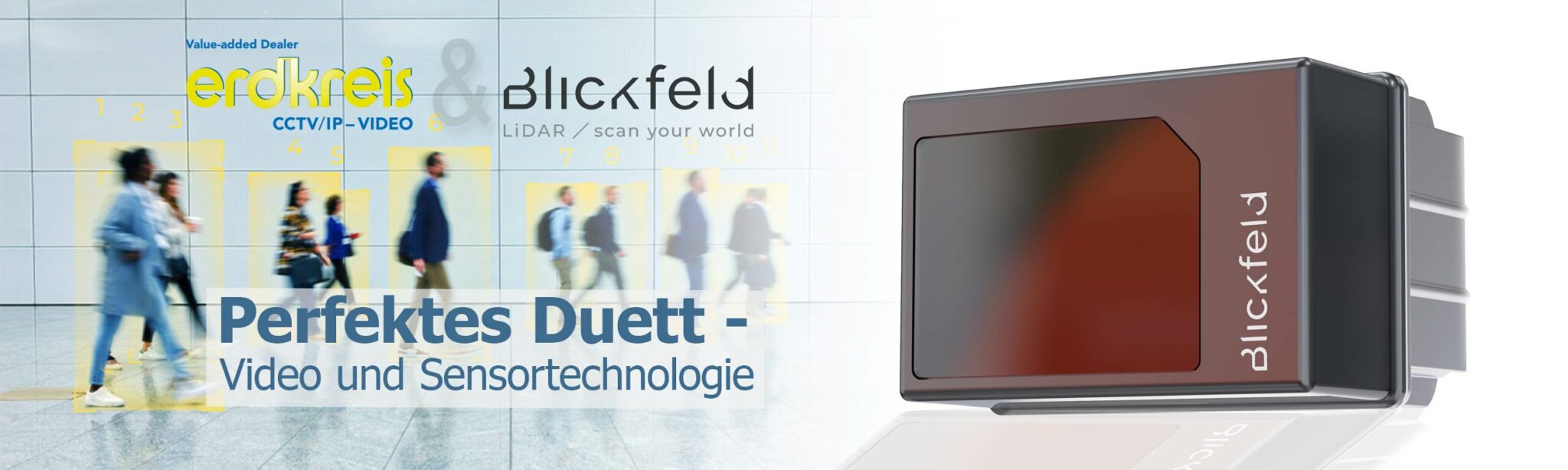 Blickfeld LiDAR Sensor Technologie erdkreis CCTV/IP GmbH